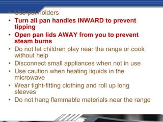 Preventing kitchen accidents1 | PPT
