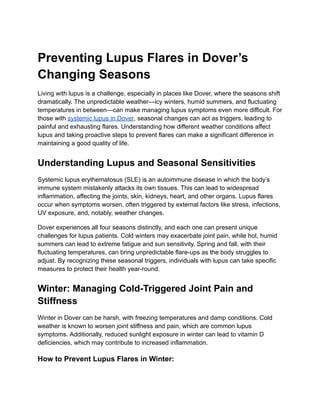 Preventing Lupus Flares in Dover’s Changing Seasons.pdf
