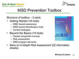 Musculoskeletal Hazards in the Workplace | PDF