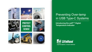 Preventing Over-temperature in USB Type-C Systems: Introducing the ...