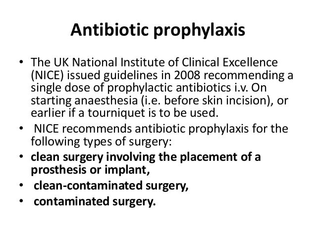 Preventing Postoperative Infection