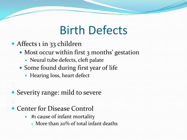 Preventing prematurity & birth defects | PPT