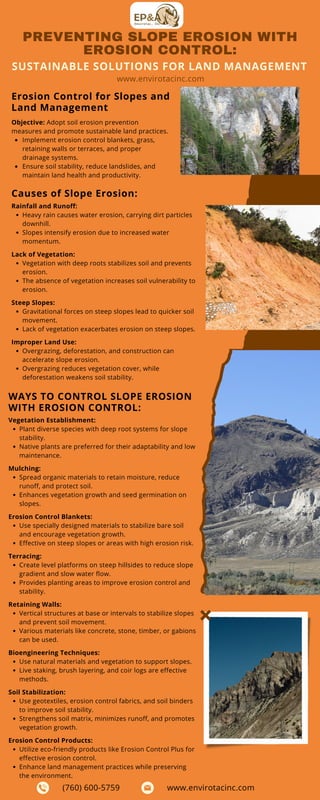 Preventing Slope Erosion With Erosion Control Sustainable Solutions for ...