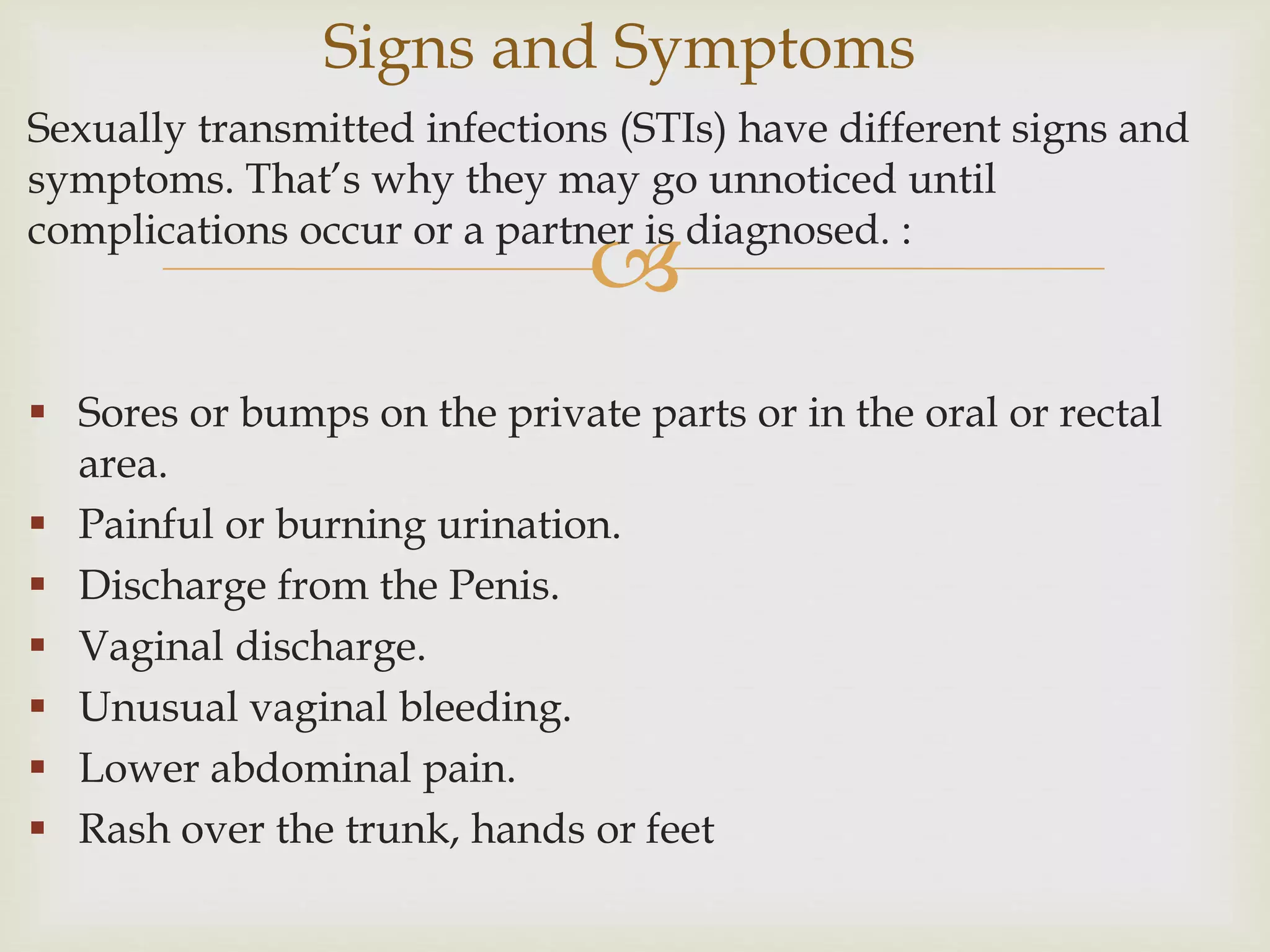 Ways to prevent Sexually transmitted Diseases | PPTX