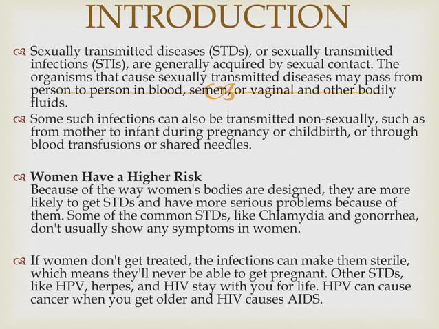 Ways to prevent Sexually transmitted Diseases | PPTX | Sexual ...