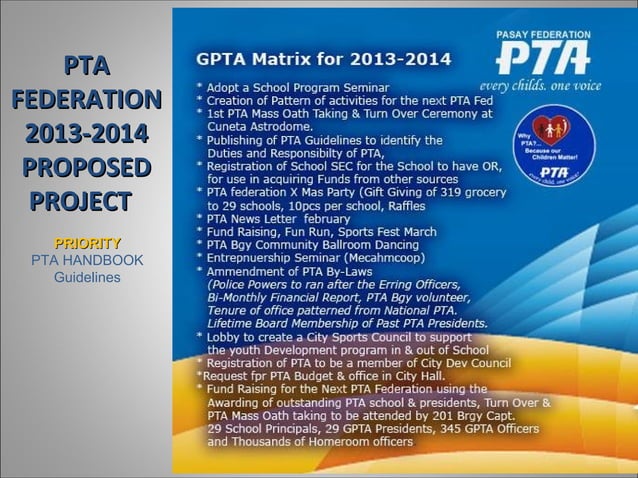 PTA Accomplishment report | PPT