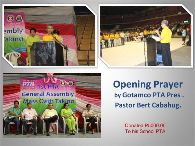 PTA Accomplishment report | PPT