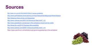 Preventing workplace gossip i heard it through the grapevine | PDF