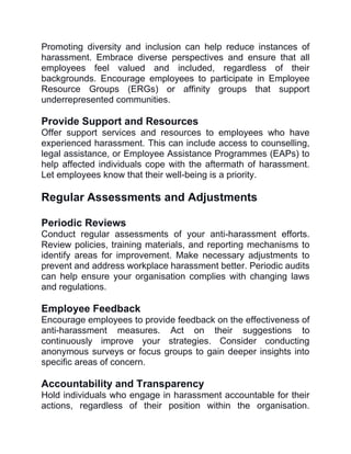 Preventing Workplace Harassment - Creating a Safe and Respectful ...