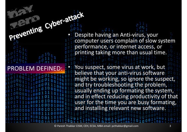 Preventing zero day cyber attacks | PPT Preventing zero day cyber attacks | PPT