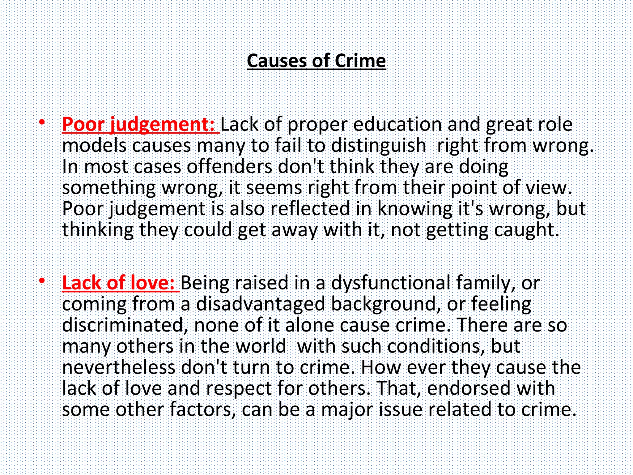 Prevention of Crime | PPT