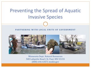 Preventing the Spread of Aquatic Invasive Species | PDF