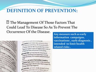 Prevention | PPTX