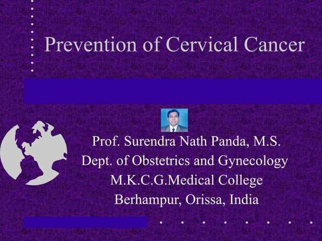 prevention Cervical cancer | PPT
