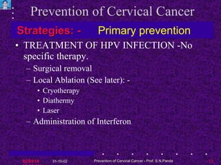 Prevention Cervical Ca | PPT