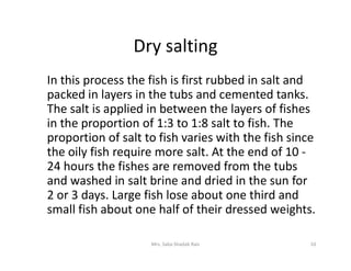 preservation-processing of fish in Bangladesh | PDF