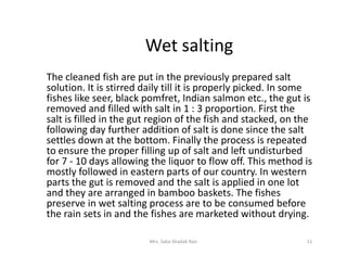 preservation-processing of fish in Bangladesh | PDF