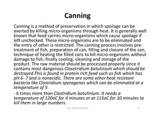 preservation-processing of fish in Bangladesh | PDF