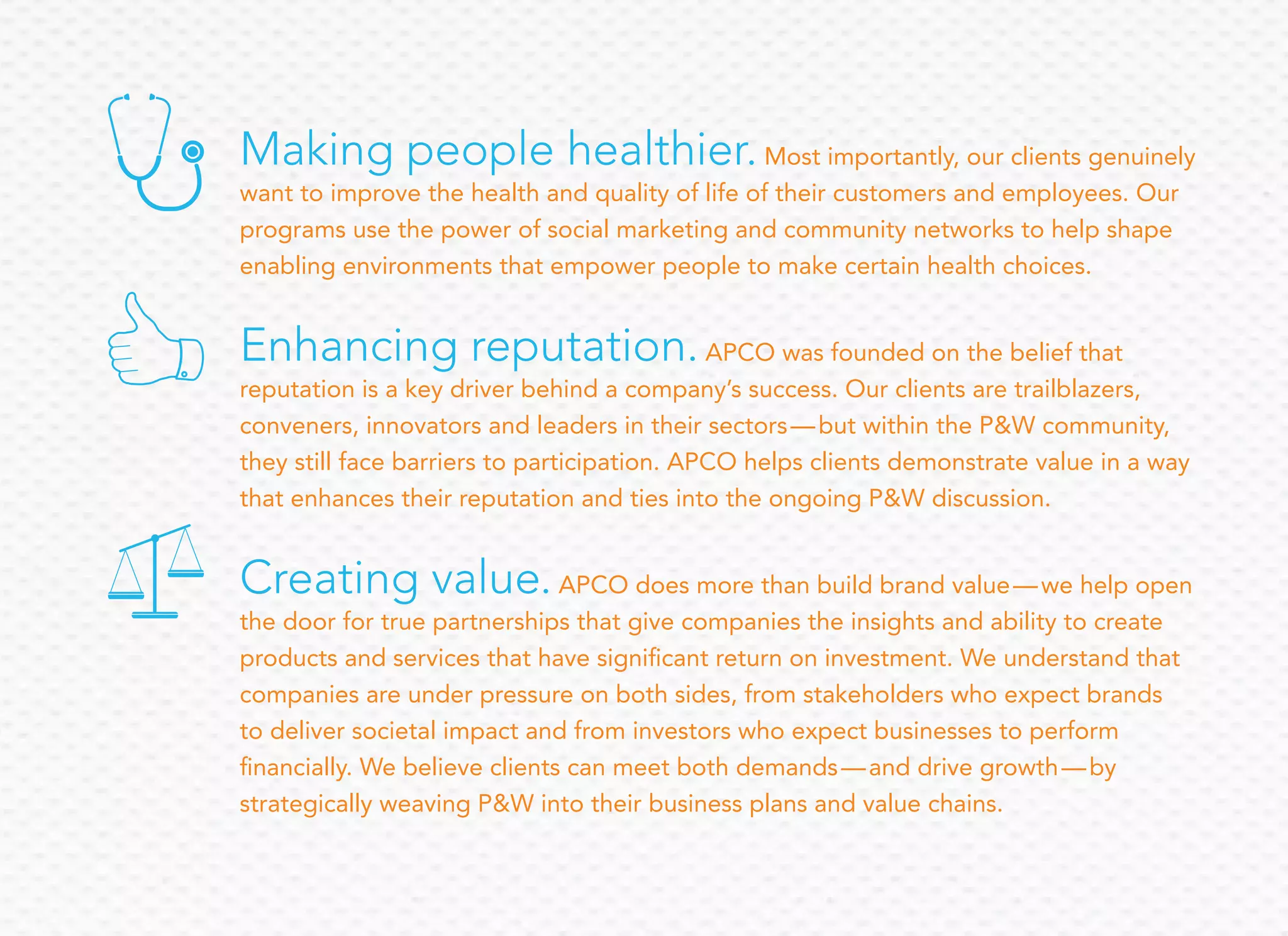 APCO's Prevention & Wellness Offering | PDF
