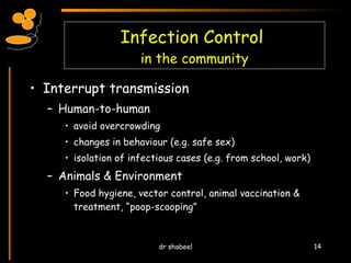 Prevention of Infection | PPT | Infectious Diseases | Diseases and ...