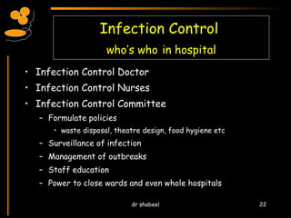 Prevention of Infection | PPT | Infectious Diseases | Diseases and ...