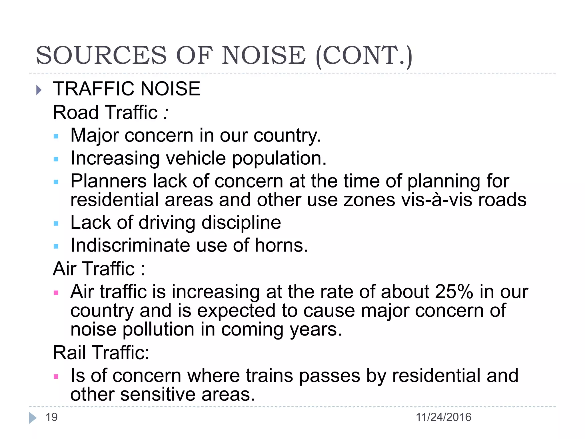 Prevention and Control of Air Pollution, Noise Pollution and Vehicular ...