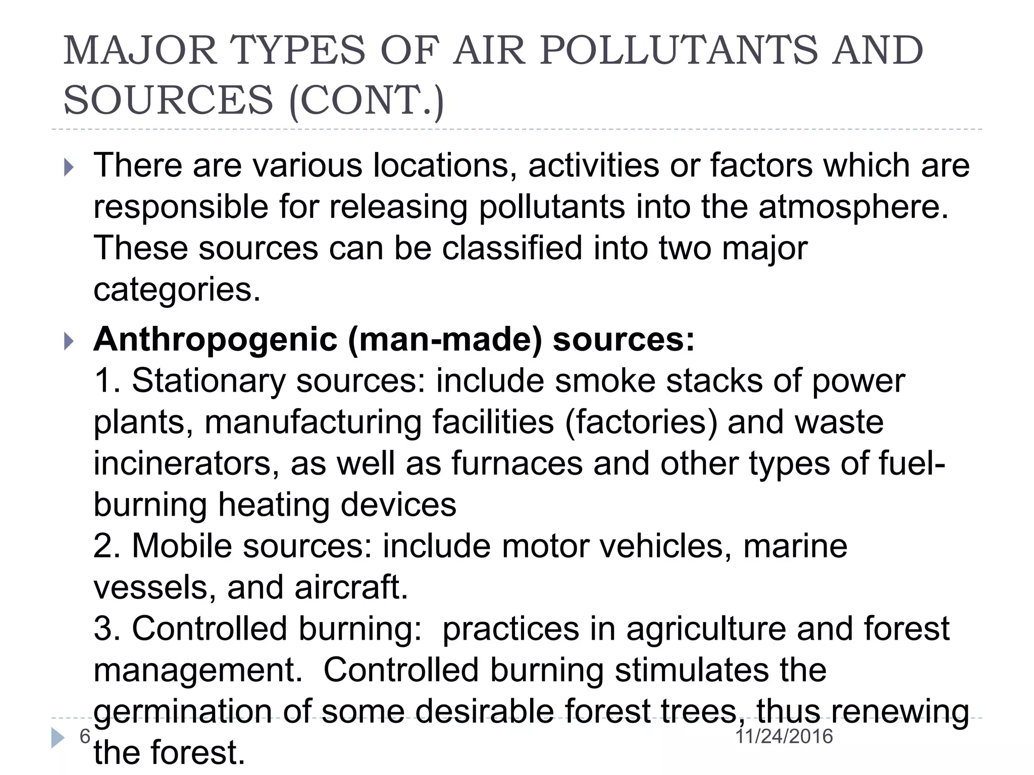 Prevention and Control of Air Pollution, Noise Pollution and Vehicular ...