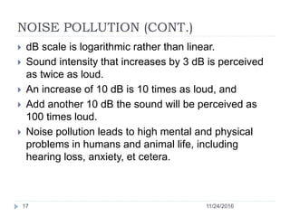 Prevention and Control of Air Pollution, Noise Pollution and Vehicular ...
