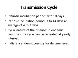 Prevention and control of dengue fever | PPTX