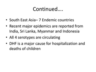 Prevention and control of dengue fever | PPTX