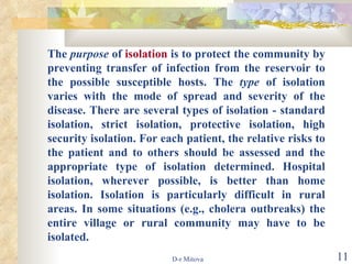 Prevention and control of infectious diseases | PPT