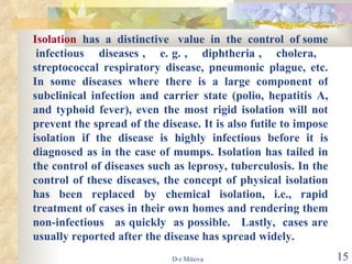 Prevention and control of infectious diseases | PPT