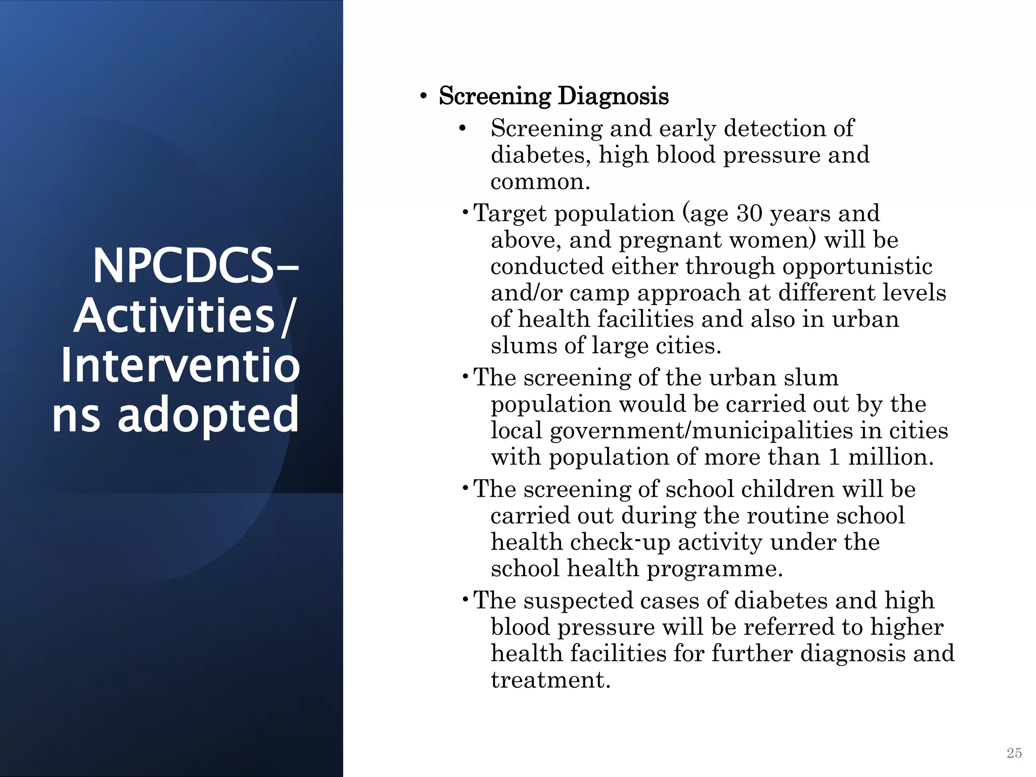 Prevention and Control of Non-Communicable diseases (NCDs).pptx