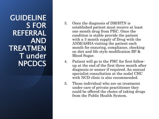 Prevention and Control of Non-Communicable diseases (NCDs).pptx
