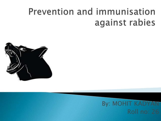 Prevention and control of rabies | PPTX