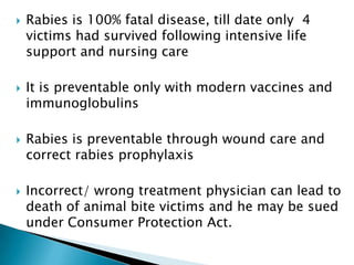 Prevention and control of rabies | PPTX