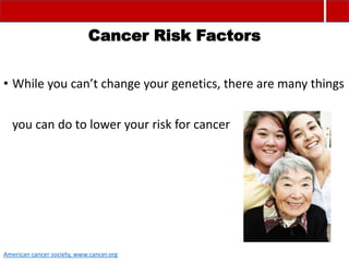 Prevention and early detection of cancer ver 3.0 | PPTX
