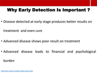 Prevention and early detection of cancer ver 3.0 | PPTX
