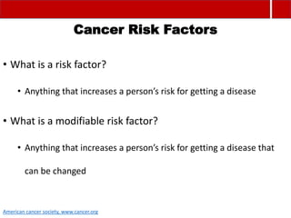 Prevention and early detection of cancer ver 3.0 | PPTX