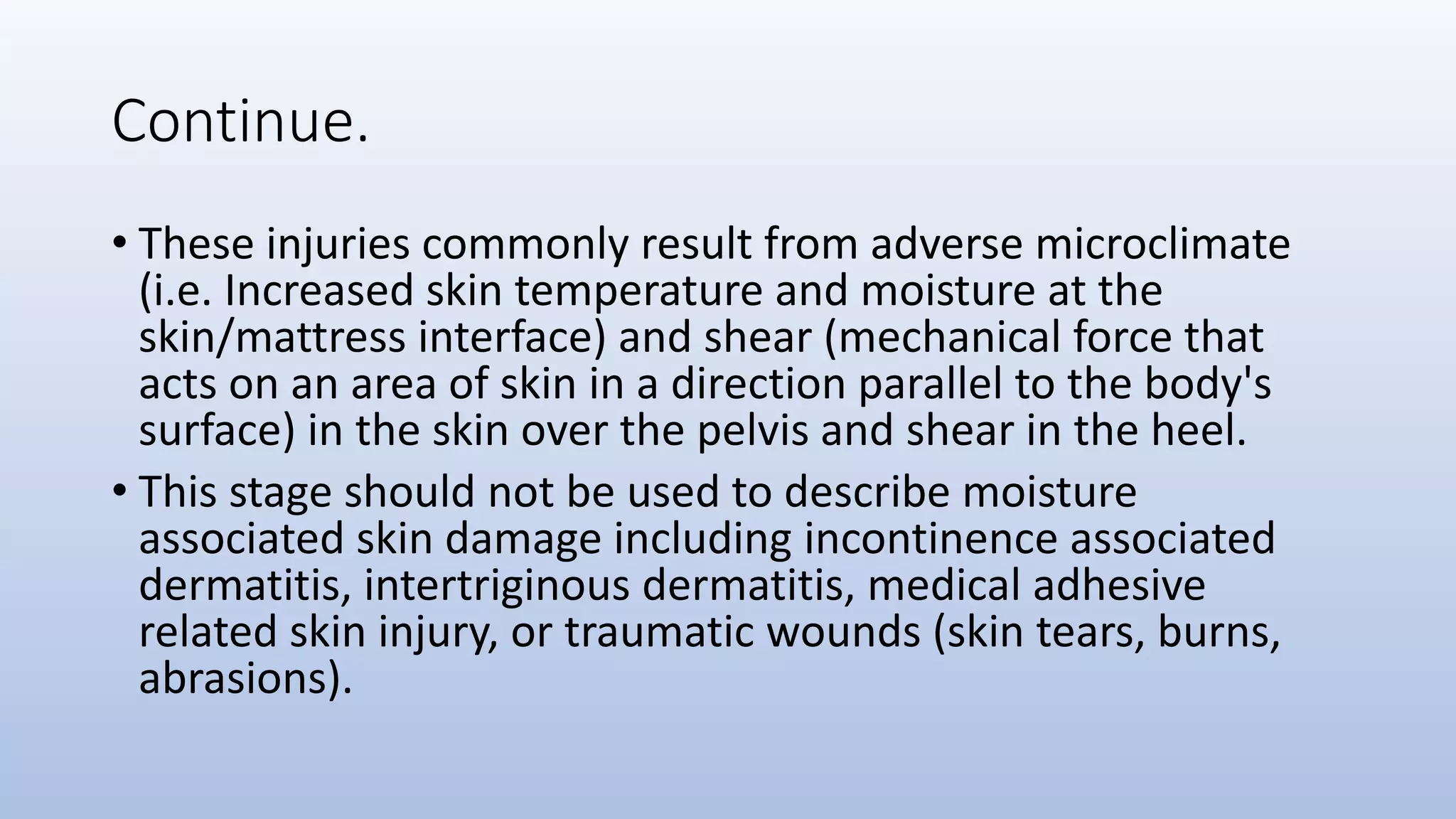 Prevention and management of pressure injury | PPTX