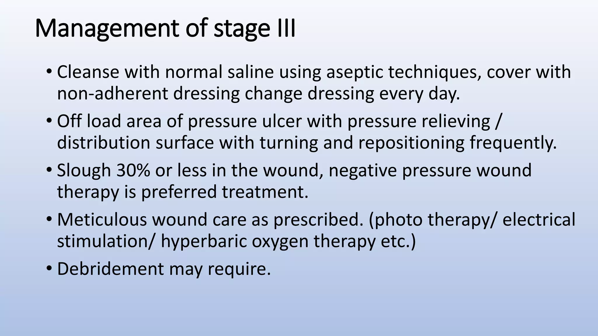 Prevention and management of pressure injury | PPTX