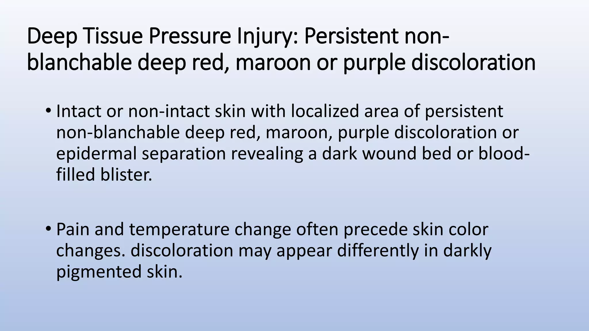 Prevention and management of pressure injury | PPTX