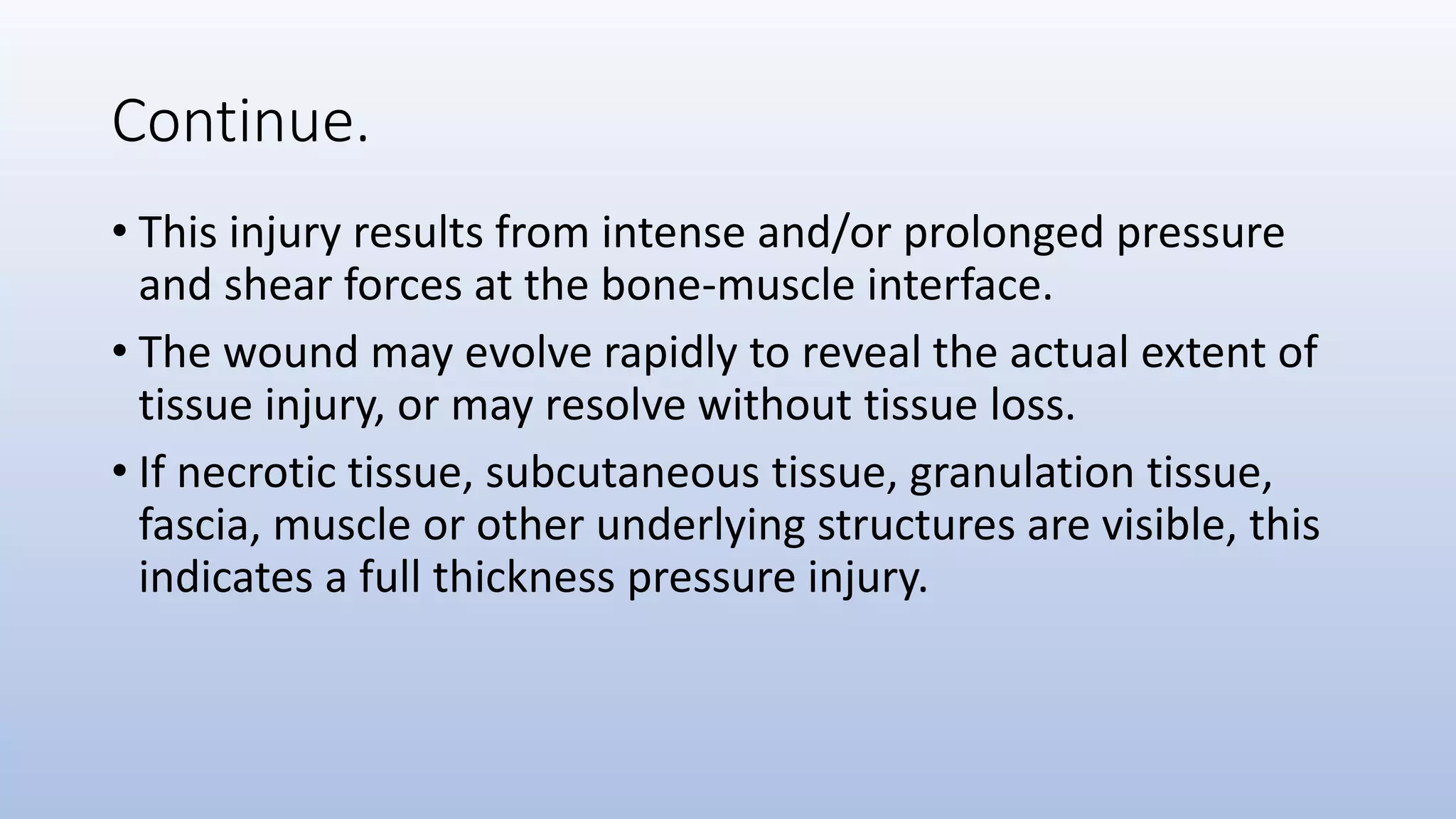 Prevention and management of pressure injury | PPTX
