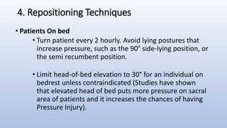 Prevention and management of pressure injury | PPTX