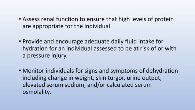 Prevention and management of pressure injury | PPTX