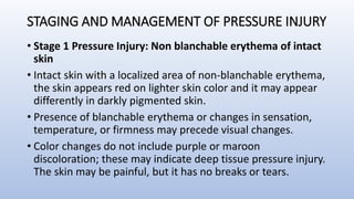 Prevention and management of pressure injury | PPT