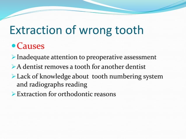 Prevention and managment of extraction complication | PPTX
