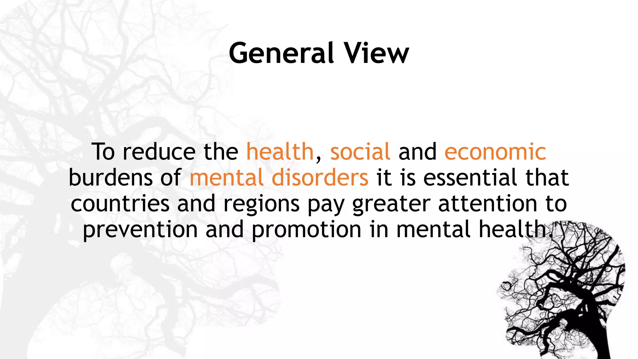 Prevention and promotion of mental illness | PPTX