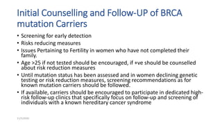 Prevention and screening in brca mutation carriers for breast cancers ...
