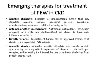 Prevention and treatment of protein energy wasting in | PPT